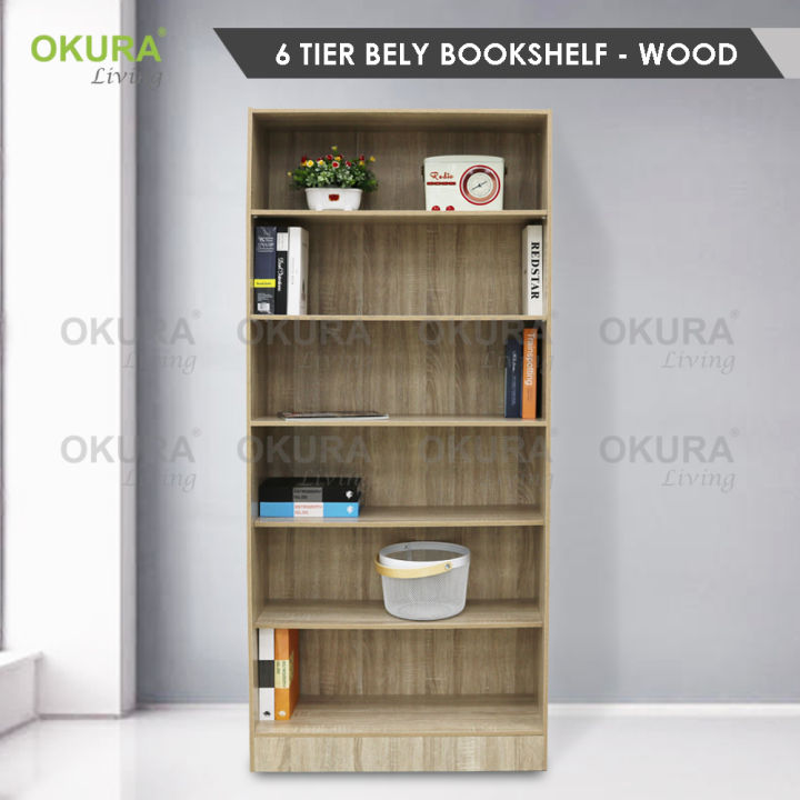 OKURA 3/6 Tier Bely Bookshelf/Bookcase Cabinets/Display Shelf/Multipurpose Shelf/Rak Buku/Almari ...