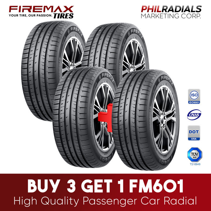 Firemax 175/65R14 86T FM601 Quality Passenger Car Radial Tire BUY 3 GET 1 FREE | Lazada PH