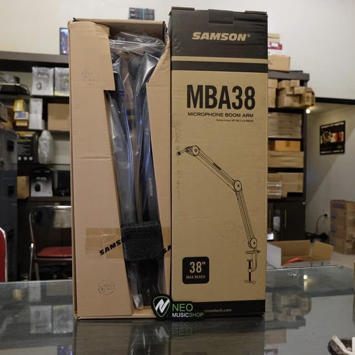 SAMSON MBA38 MICROPHONE BOOM ARM - STAND MIC STUDIO - STAND MIC MEJA ...