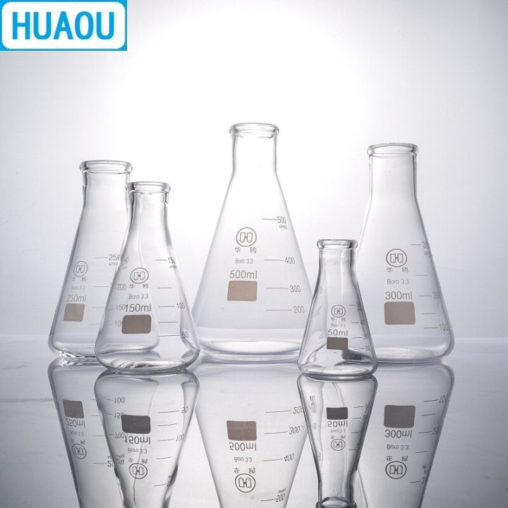 HUAOU 5000Ml Erlenmeyer Flask 5L Borosilicate 3.3 Glass Narrow Neck ...