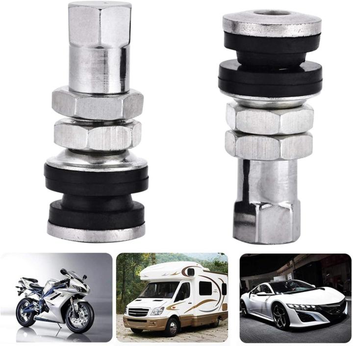 Stainless Pito Tire Valve Adapters for Tubeless Tire Short And Long ...