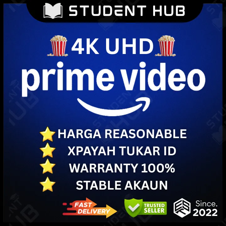 【100% OFFICIALLY 】 Amazon Prime Video Premium Account｜ Shared Account ...