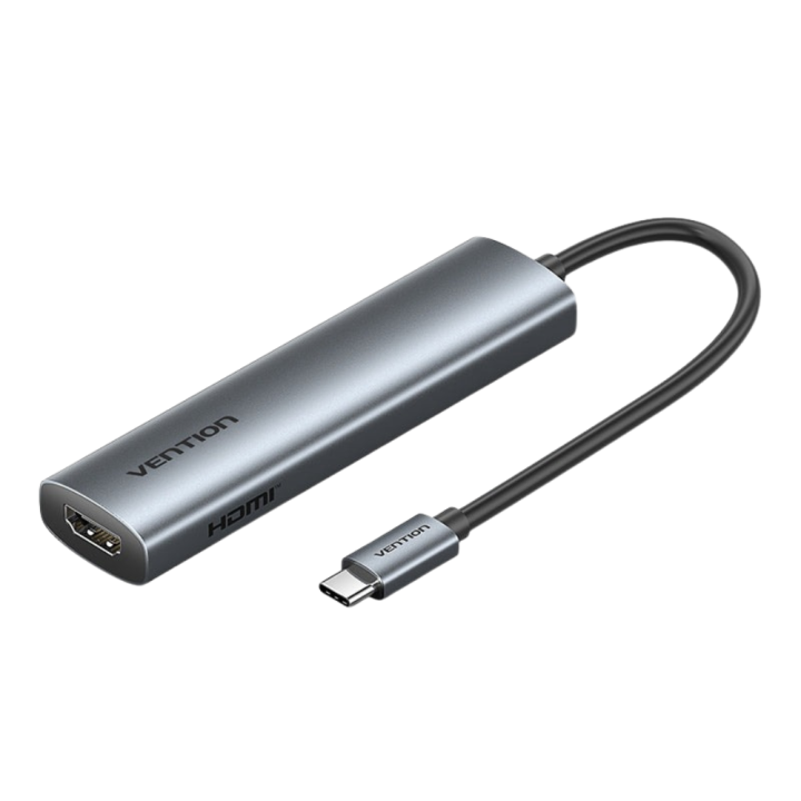 Vention USB Type-C 5 in 1 4K 30Hz 5Gbps PD 100W Hub Docking Station ...