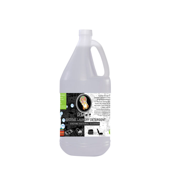 1 Gallon Pawsafe Enzyme LAUNDRY DETERGENT, BEST FOR KENNEL AREA DEEP ...