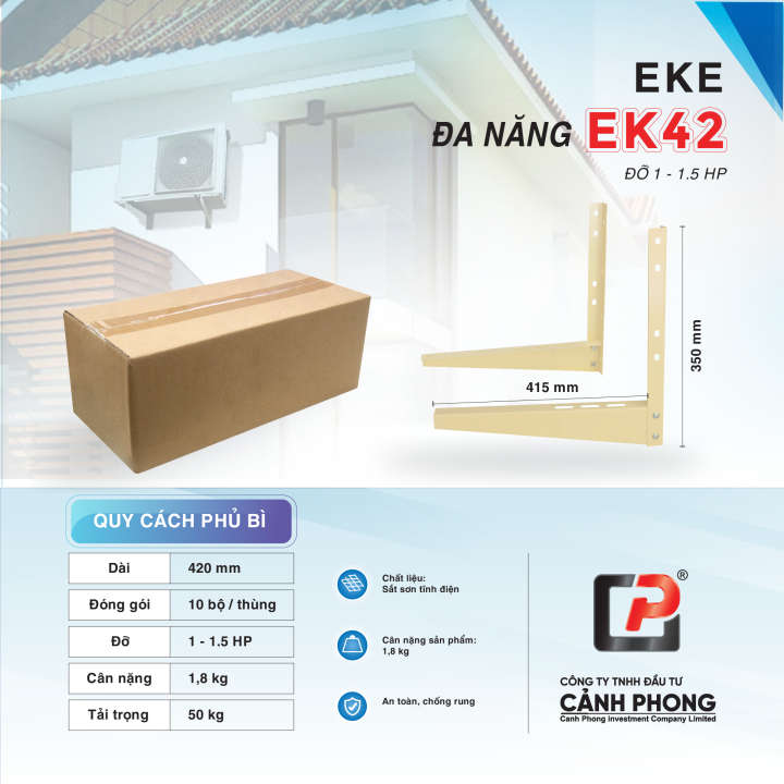 Eke sắt treo tường, giá đỡ chữ L kích thước từ 42-47-50-60cm ( 1 cặp ...