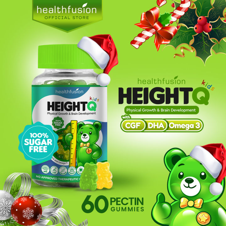 Health Fusion HEIGHTQ Kids DHA, Omega-3, CGF Physical Growth & Brain ...