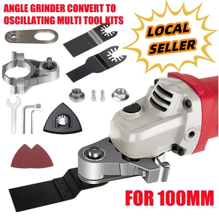 Saw Blade Oscillating Set Angle Grinder Conversion Universal Head Adapter For 100mm Angle ...