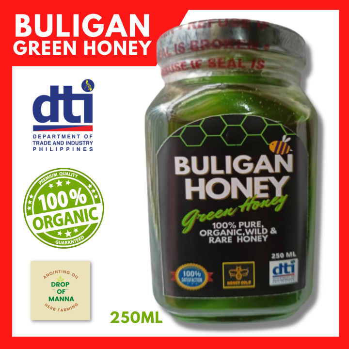 GREEN WILD HONEY-BULIGAN HONEY/100% PURE WILD-250ML | Lazada PH