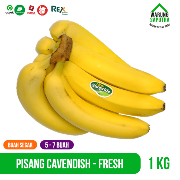 Buah Pisang Cavendish Sunpride Segar 1kg | Lazada Indonesia