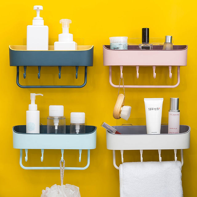 【iMall】Bathroom Shampoo Storage Rack Shower Gel Storage Rack Organizer ...