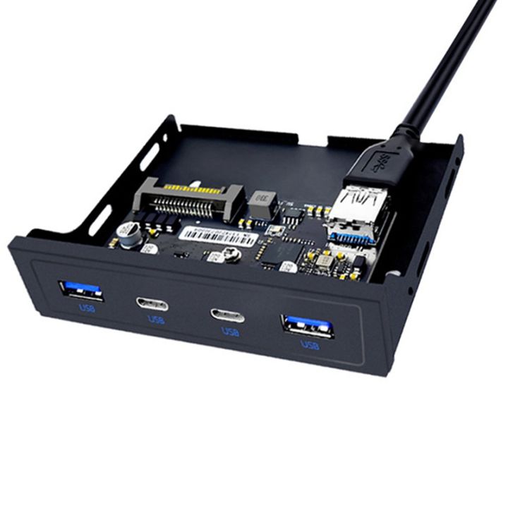 【Latest model】USB Front Panel 20 Pin 3.5" Floppy Bay Drive Connector, 2 ...
