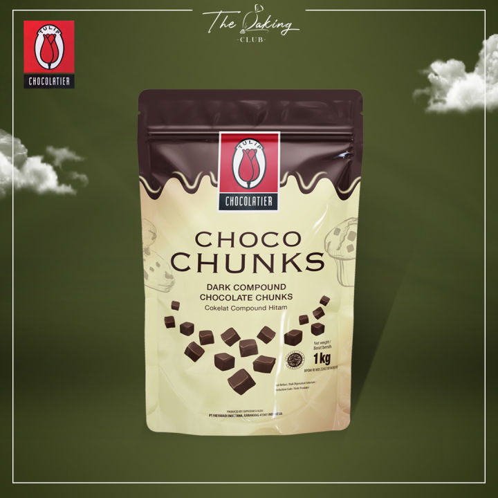 ทิวลิป ช็อกโก ชังส์ ดาร์กช็อกโกแลต คอมพาวด์ 1 กิโลกรัม Tulip Choco ...