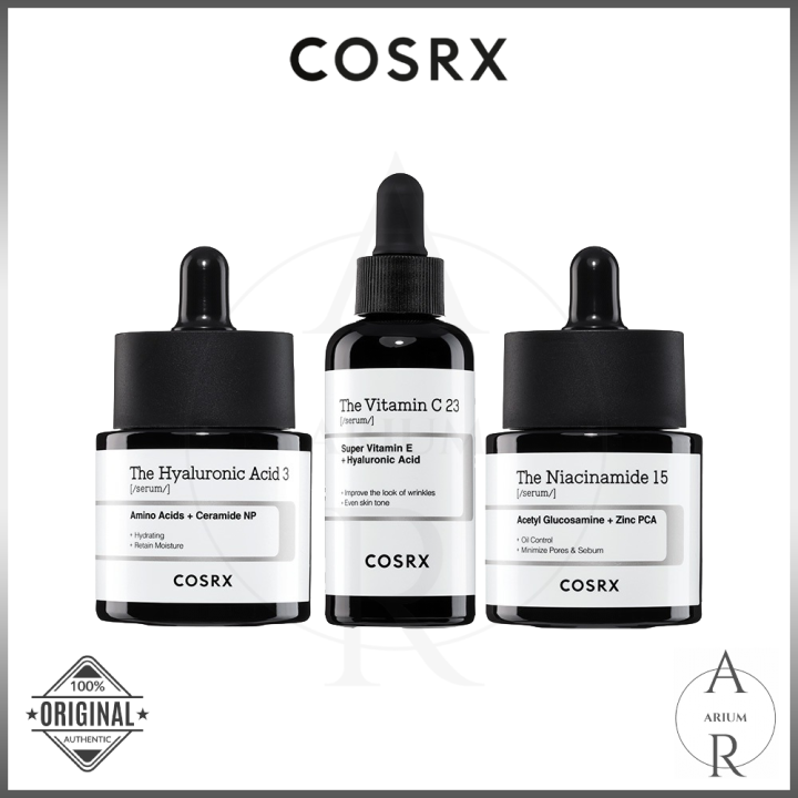 COSRX The Vitamin C 23 / 13 / Niacinamide 15 / Hyaluronic Acid 3 Serum 20g [ARIUM] | Lazada
