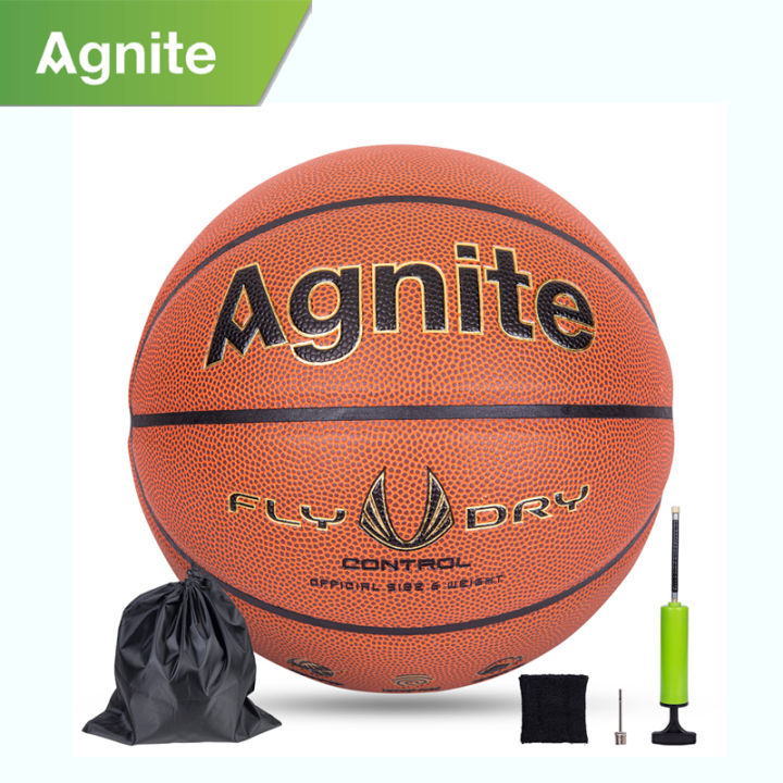 AGNITE by Deli PU/Rubber Basketball Size 7 New Generation 600 PU F1132 ...