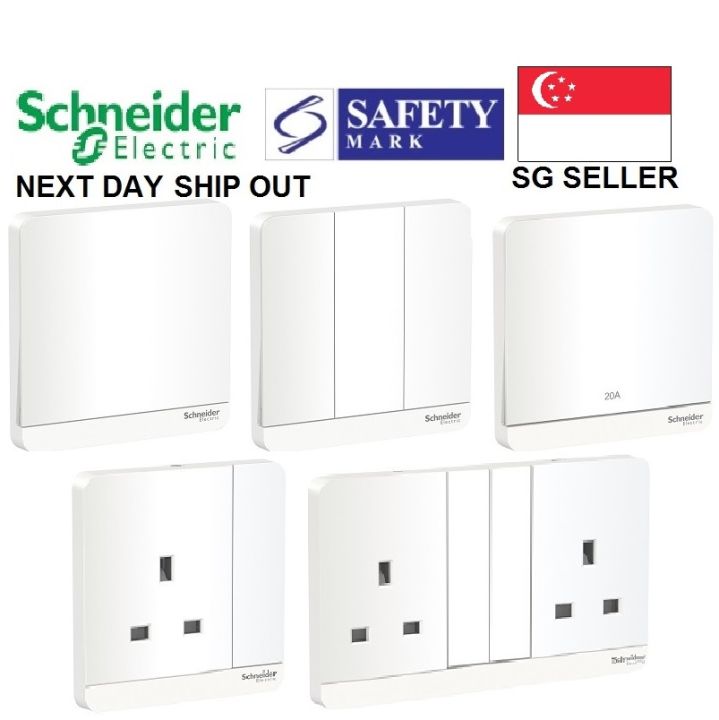 Schneider Electric AvatarOn Switch and Socket White Avatar On | Lazada ...