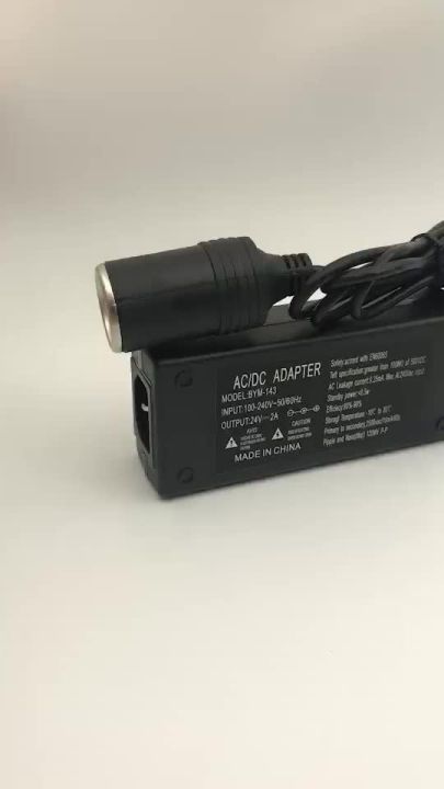 Factory Direct Supply Desktop 24V2A Power Adapter 48W Car to Home Power ...