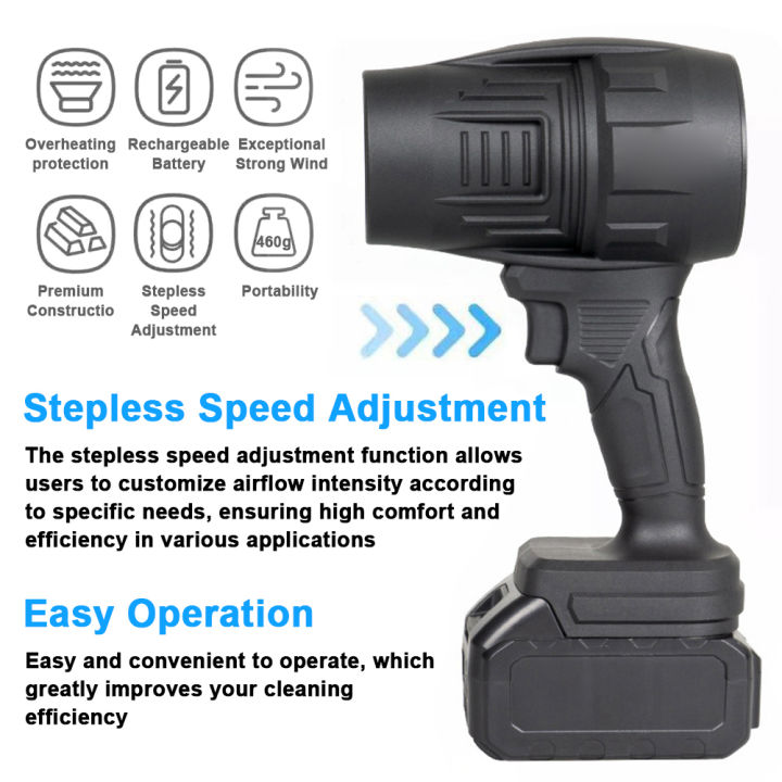 Smart Sensor Handheld Jet Fan 500g High Thrust Violent Fan Brush Motor ...