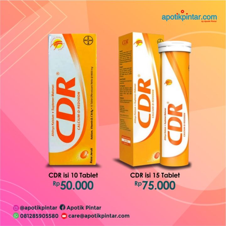 CDR EFFERVESCENT 15 TABLET | Lazada Indonesia