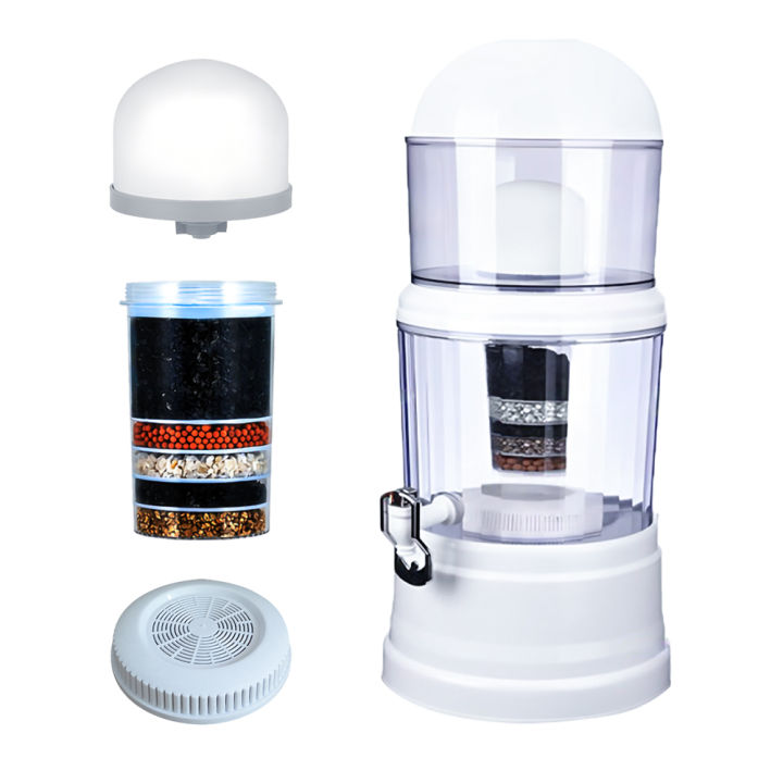 Water Purifier Filter Pot 20 Liter Tank Capacity Gravity Filtration ...