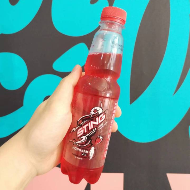 Nuoc Tang Luc Sting Dau - Energy Drink Red Gingseng Can / Bottle 330ml ...