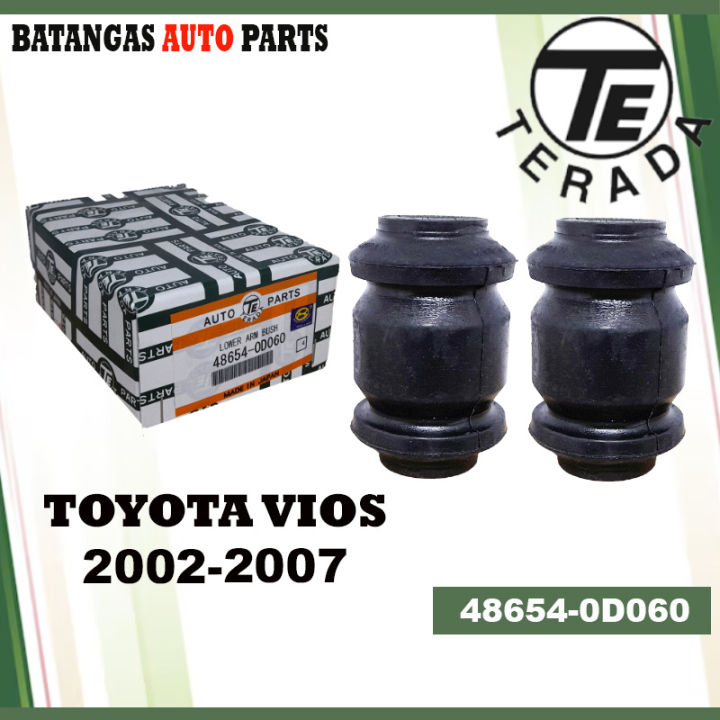 TERADA FRONT LOWER ARM BUSHING SMALL TOYOTA VIOS 2002-2007 48654-0D060 ...