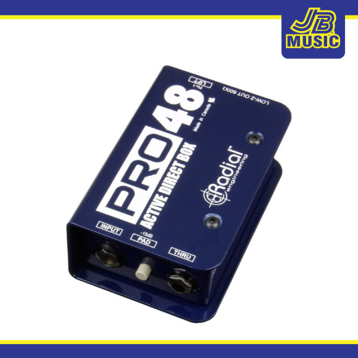 Radial - Pro48 1-channel Active 48v Direct Box (Professional Audio ...