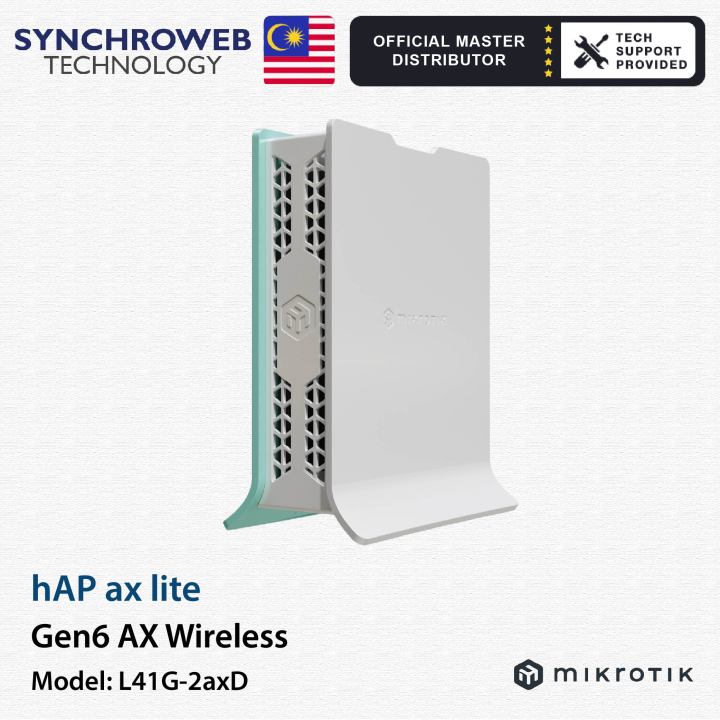 Mikrotik hAP ax Lite - Gen6 wireless on a budget with RouterOS v7 | Lazada