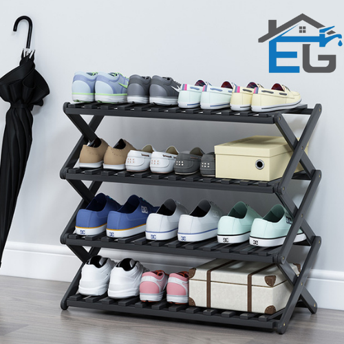 4 Tier Shoe Rack Multilayer Shoes Storage Organizer Racks Shoe Shelf ...