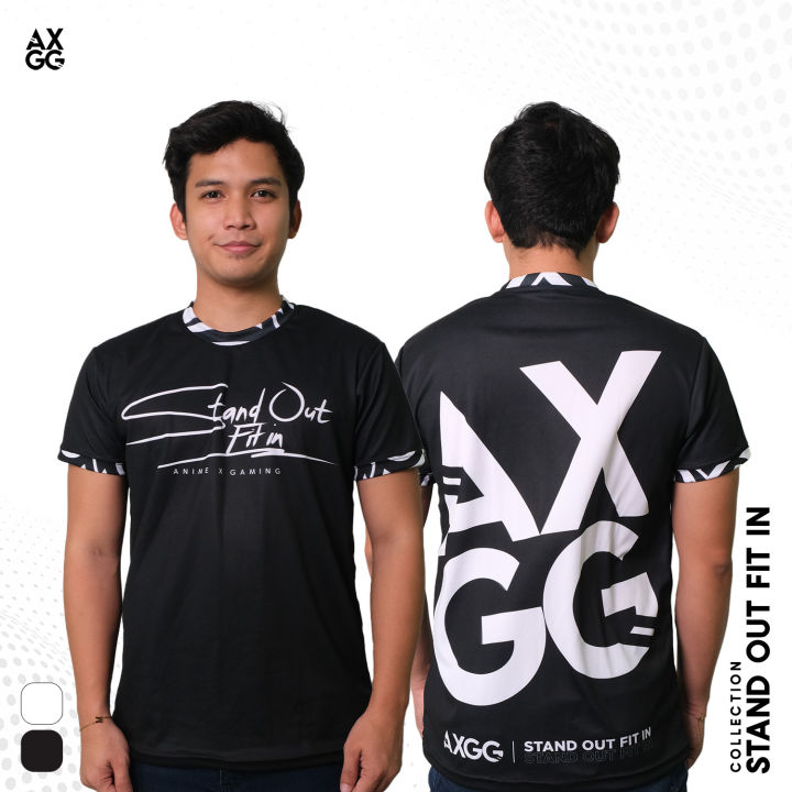 AXGG ' Stand Out Fit In ' Anime Gaming Casual T-Shirt | Lazada PH