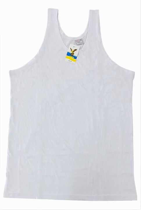 MEN WHITE SINGLET/ EAGLE BRAND 818/ 100% COTTON SINGLET | Lazada