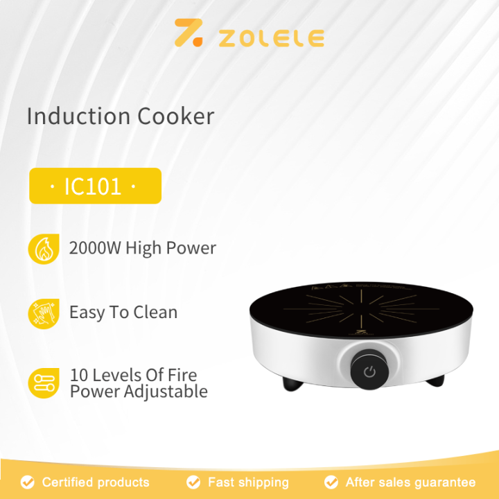 ZOLELE IC101 2000W Induction Cooker 10-level Control Firepower Multiple ...