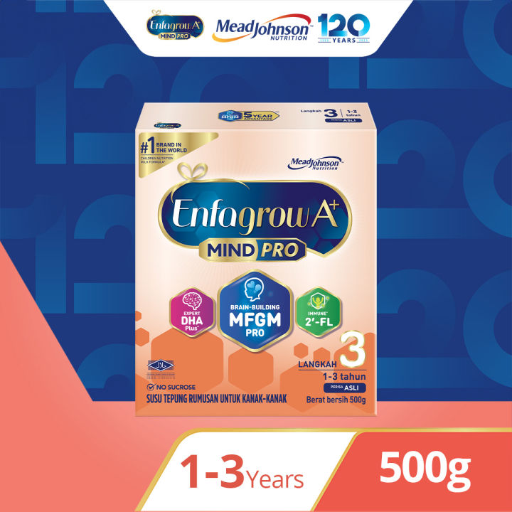 Enfagrow A+ Step 3 - 500g ORIGINAL / VANILLA Susu Milk Formula Powder ...