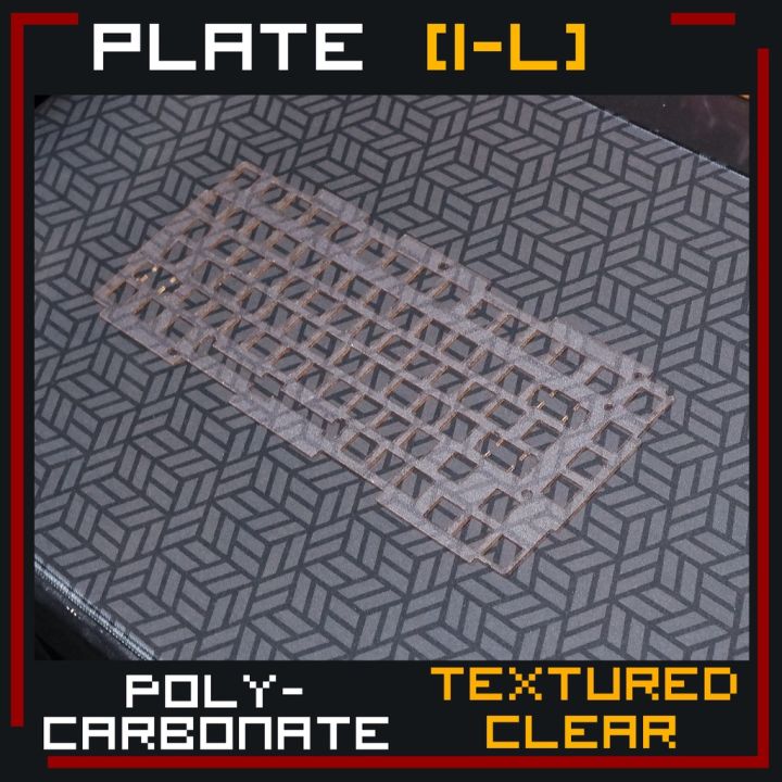 I-L PMX.GG Keyboard Polycarbonate Plate - TEXTURED TRANSLUCENT | Lazada PH