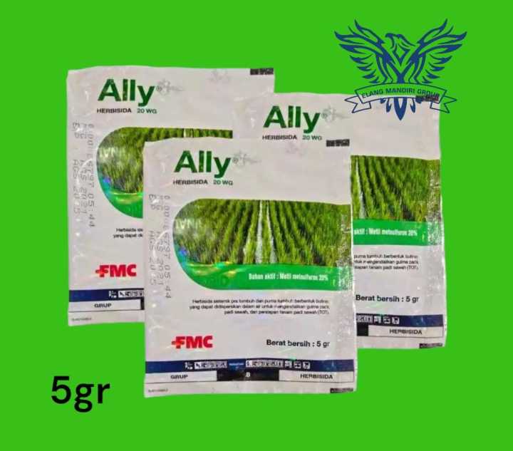 Ally 20WG 5gr Herbisida Metil Metsulfuron 20% Basmi Gulma Padi FMC ...