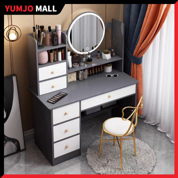 Simple Modern Dresser Household Makeup Table Drawer Integrated Small ...