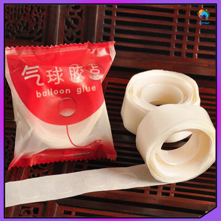 100 Points Balloon Attachment Glue Dot Attach Balloons To Ceiling Or ...