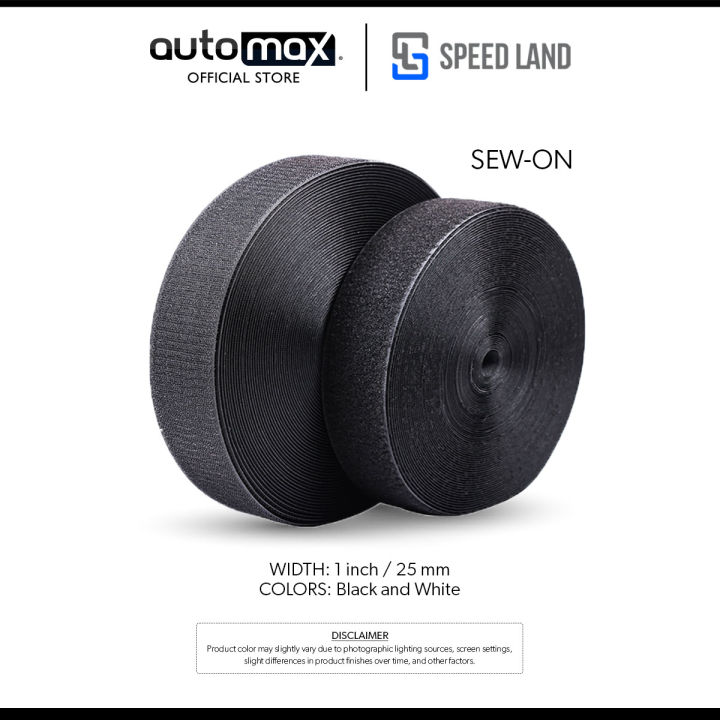 Hook and Loop / Velcro / Magic Tape / Sew-On Fastener 1 inch Width ...