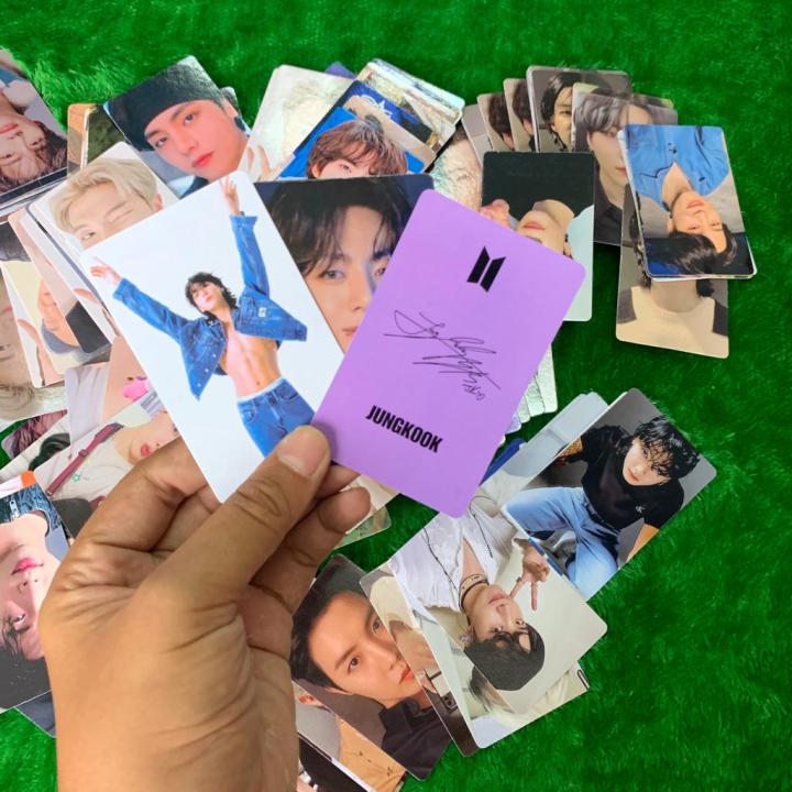 1 set isi 5. Photocard BTS logo dan tandatangan. | Lazada Indonesia