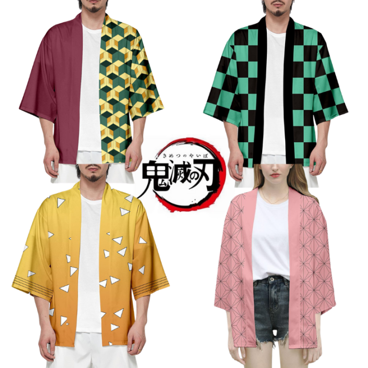 Demon Slayer Cloak Costume Kimetsu No Yaiba Cosplay Costume Kamado ...