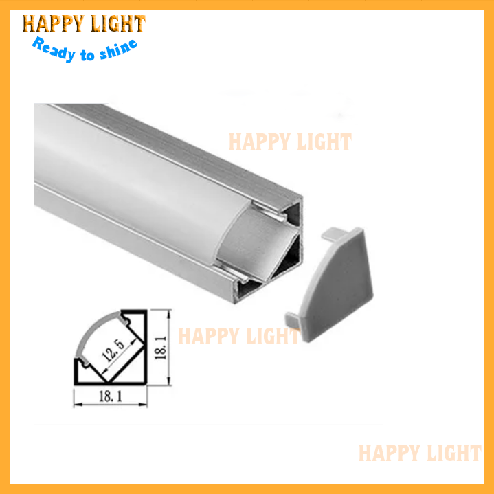 V18-18 Thanh nhôm định hình đèn LED Góc V, thanh nhôm V, Thanh nhôm đèn ...