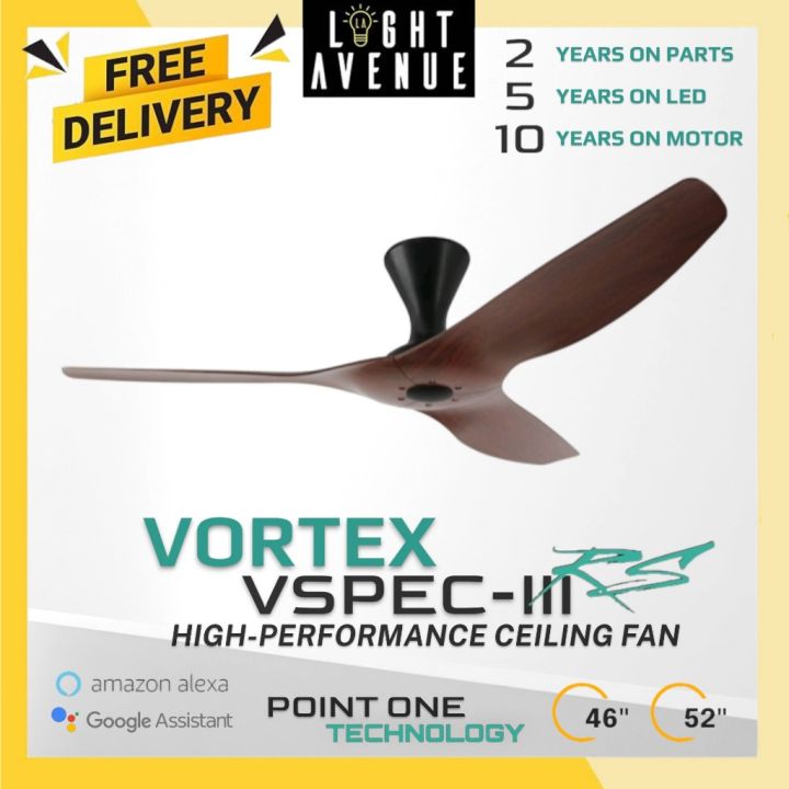 POINT ONE Vortex VSPEC III RS Smart Wi-Fi Ceiling Fan With Remote ...