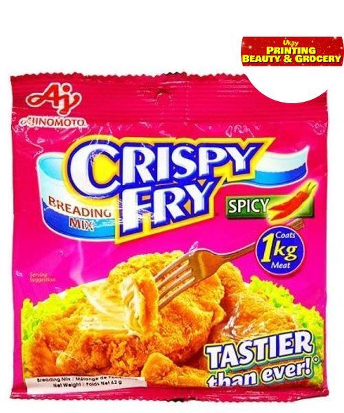 Ajinomoto Crispy Fry Spicy Breading Mix 62g Seasoned Coating Filipino ...