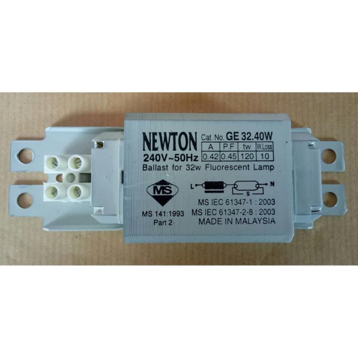 Newton Choke/Ballast Fluorescent Lamp Tube 36W-40W Choke Ballast | Lazada