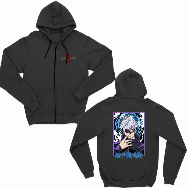JAKET ZIPPER ANIME JUJUTSU KAISEN GOJO SATORU V2 BIG SIZE JUMBO ...