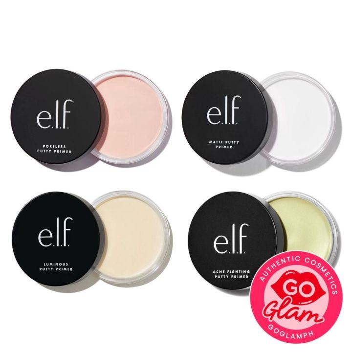 ELF Cosmetics Putty Primer - Authentic Poreless Matte Luminous Original ...