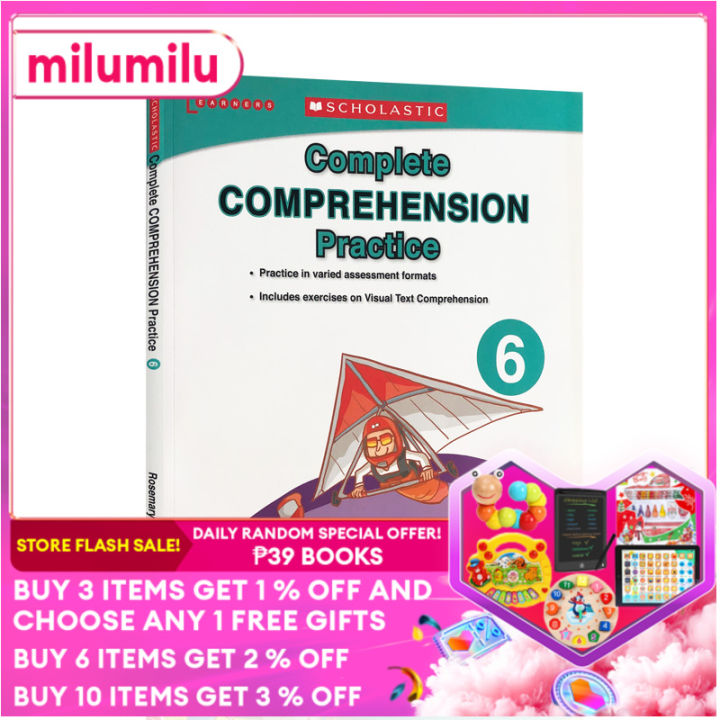 milu Complete Comprehension Practice 6 Scholastic Exercise Book | Lazada PH