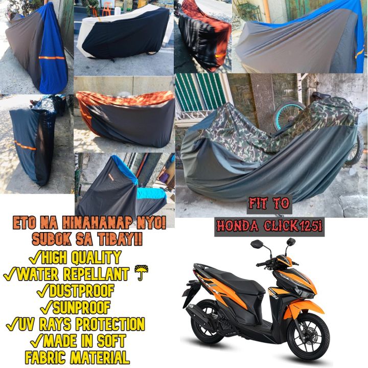 Motorcycle Cover : HONDA CLICK 125I - 2 TONE Waterproof & High Quality ...