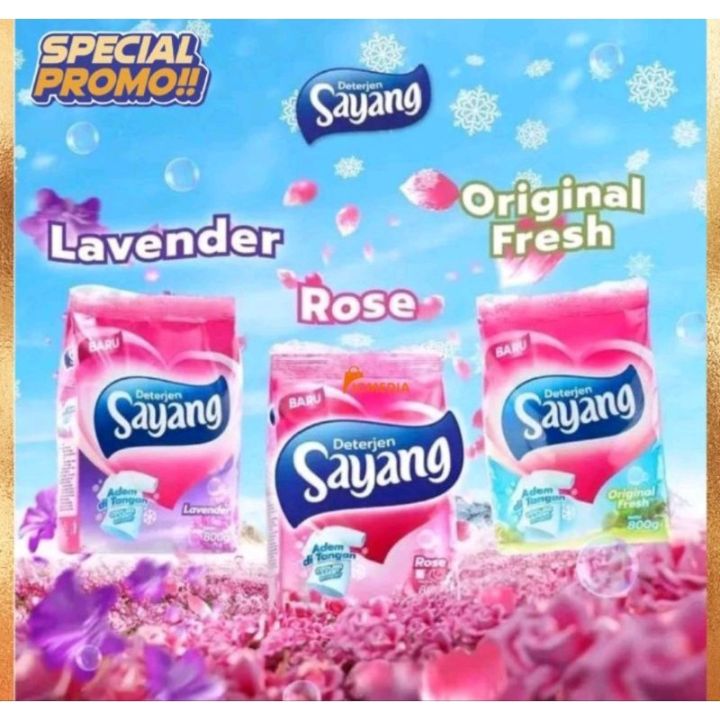SAYANG Detergent Bubuk | Deterjen Bubuk | Pembersih Pakaian | Lazada ...