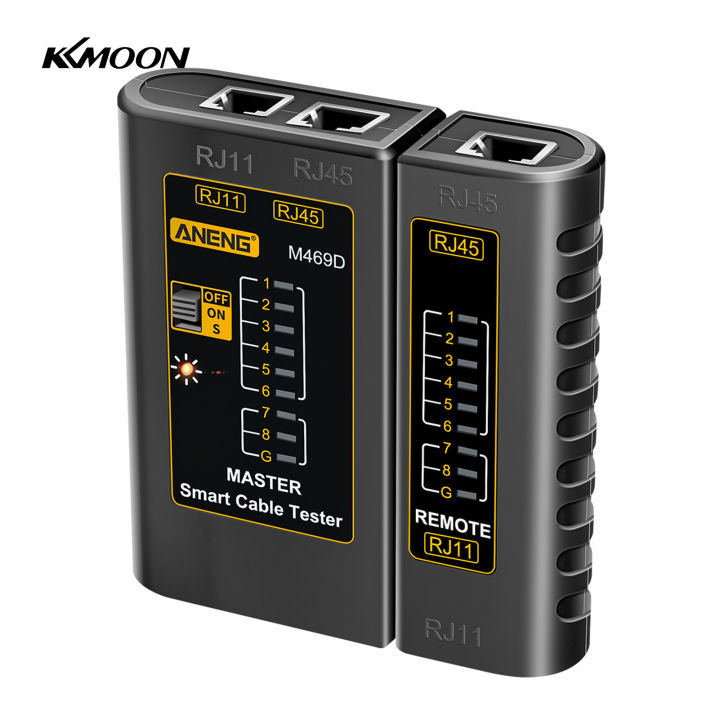 KKmoon M469D Network Cable Tester Pairing Instrument for RJ11 RJ45 ...