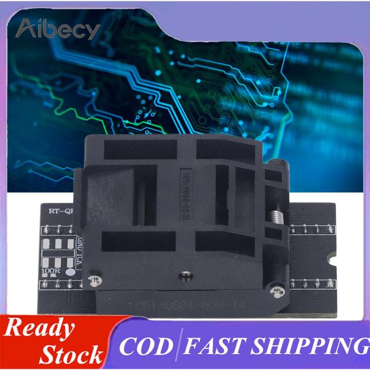 Aibecy RT809H Programmer Adapter QFP80 Adapter Socket High Speed Parallel Programming Wide ...